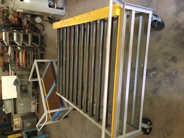 Jib Cranes-Material Handling: Roller Cart 48x69 Heavy Casters